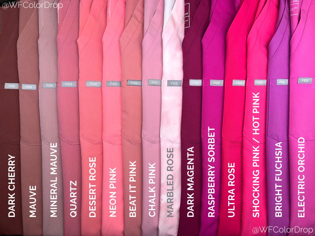 IG Color Comparisons – WF COLOR DROP