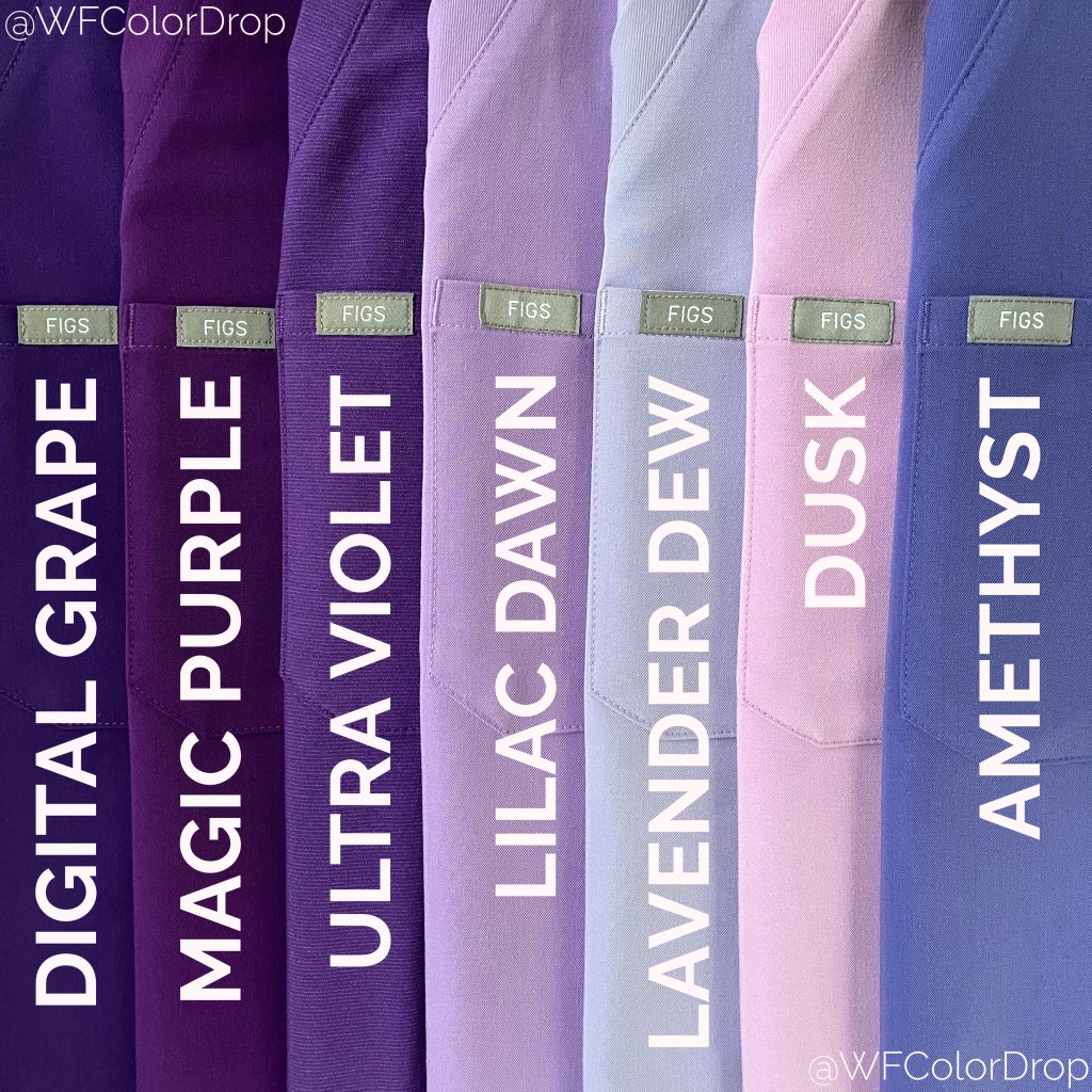 IG Color Comparisons – WF COLOR DROP